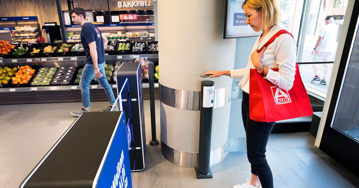 Supermarkt van de toekomst? In deze Aldi staat geen enkele kassa of ...
