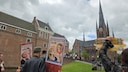 Twee demonstraties bij congres van FvD in Woerden: ‘Hebben heel rare ...