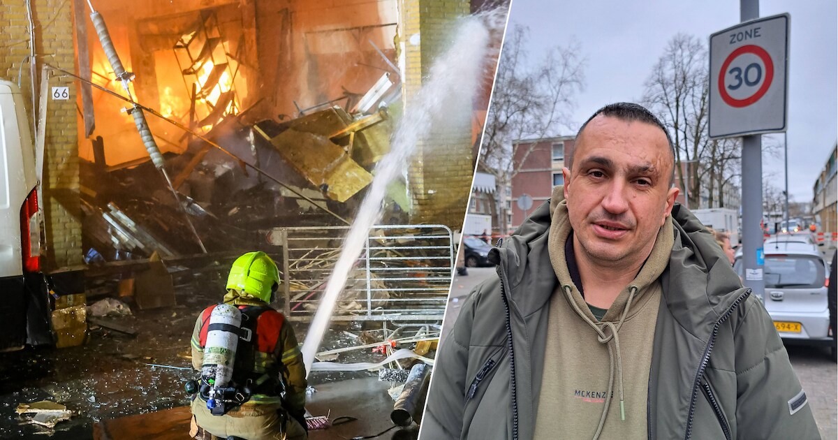 Almir redde slachtoffer van Rotterdamse explosie: ‘Toen hij veilig was ...