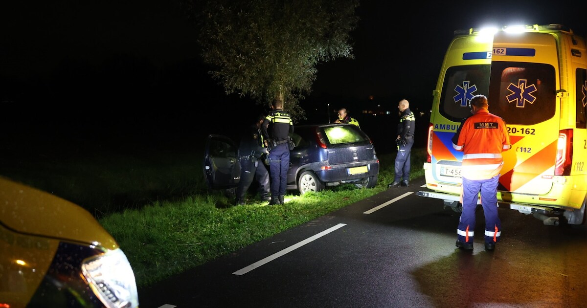 Automobilist ernstig gewond bij botsing tegen boom in Woudrichem | Altena | AD.nl