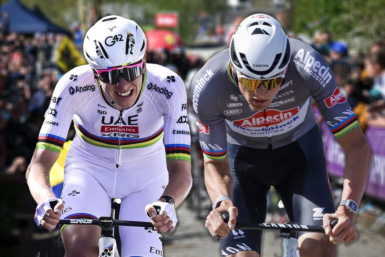 Mathieu van der Poel versus Tadej Pogacar: de een is een kunstenaar op de fiets, de ander is ...