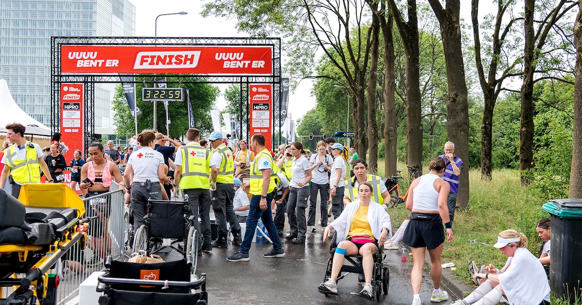 Marathonlopers vallen bij bosjes om na de finish; is rennen met dit ...