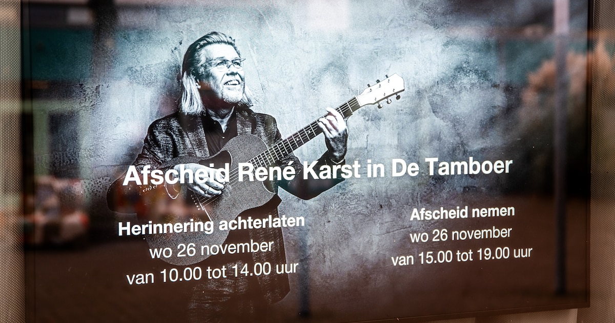 Vrienden en fans nemen afscheid van René Karst: ‘We gaan hem herinneren ...