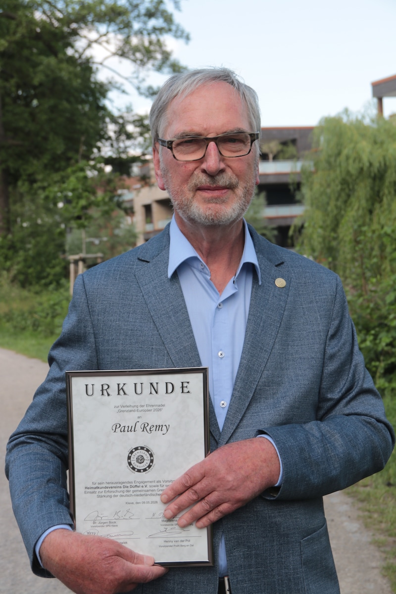 Paul Remy geëerd als Grensland Europeaan 2026 | Regio | AD.nl
