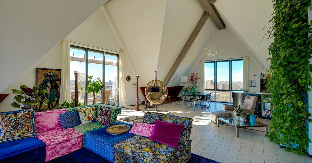 Panorama van Utrecht: vanuit dit luxe penthouse heb je een uitzicht van ...