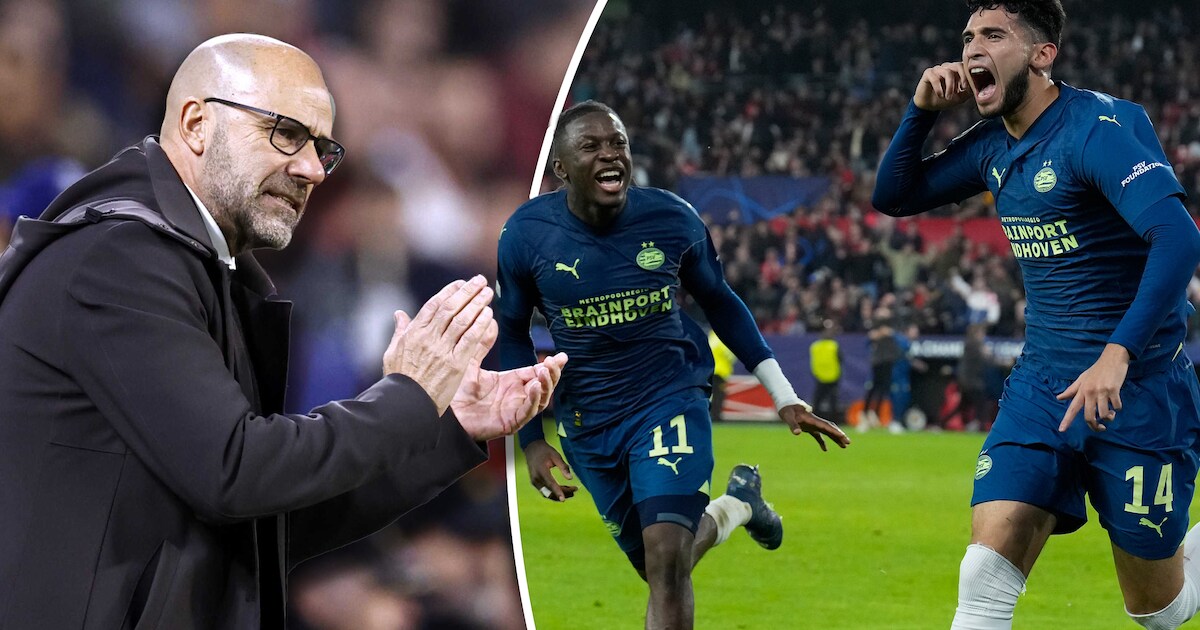 Peter Bosz in extase na overwinning van PSV op Sevilla: ‘Dit is bizar ...