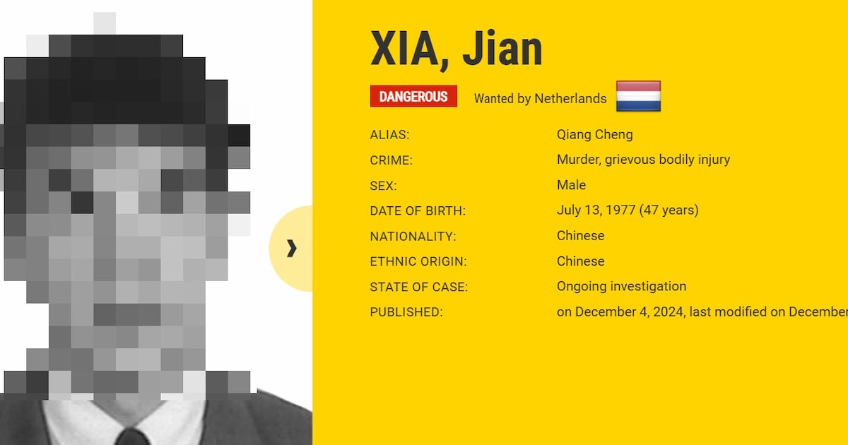 Jian Xia, die in Haarlem zwangere studente vermoordde, op nieuwe ‘Most ...