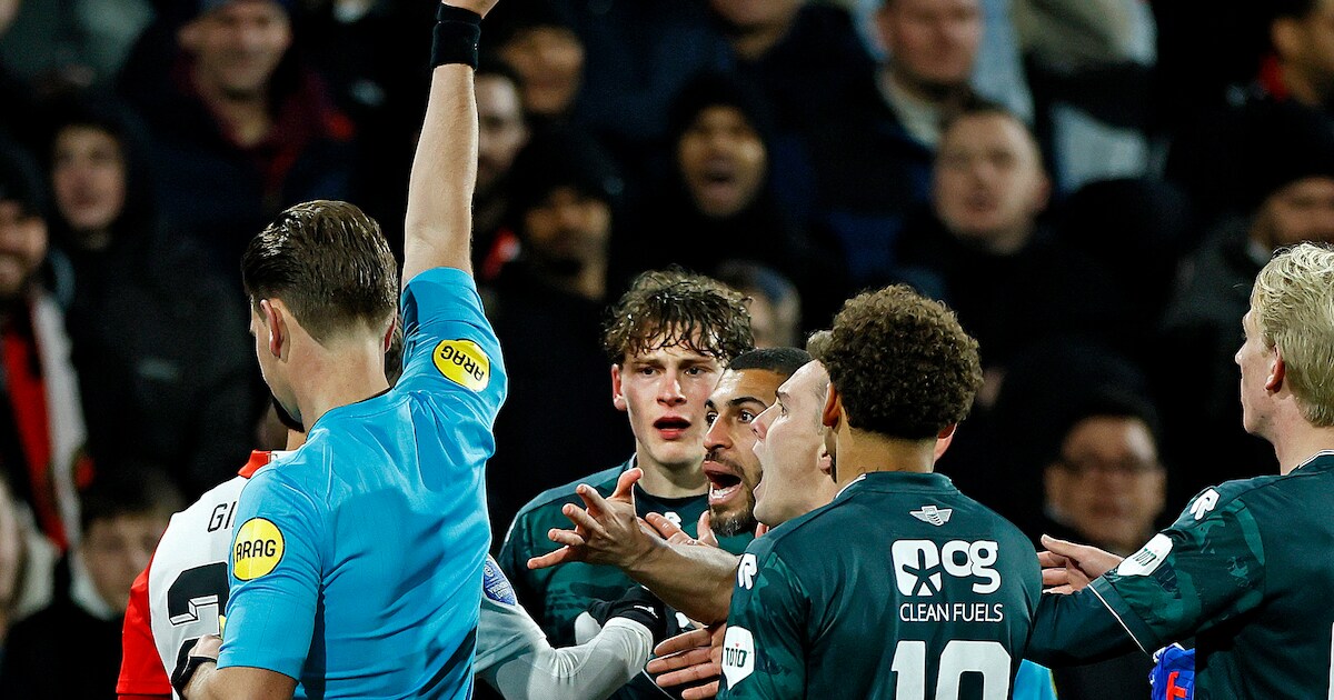 FC Groningen stuurt brief naar de KNVB na rode kaart die Joey Kooij gaf ...