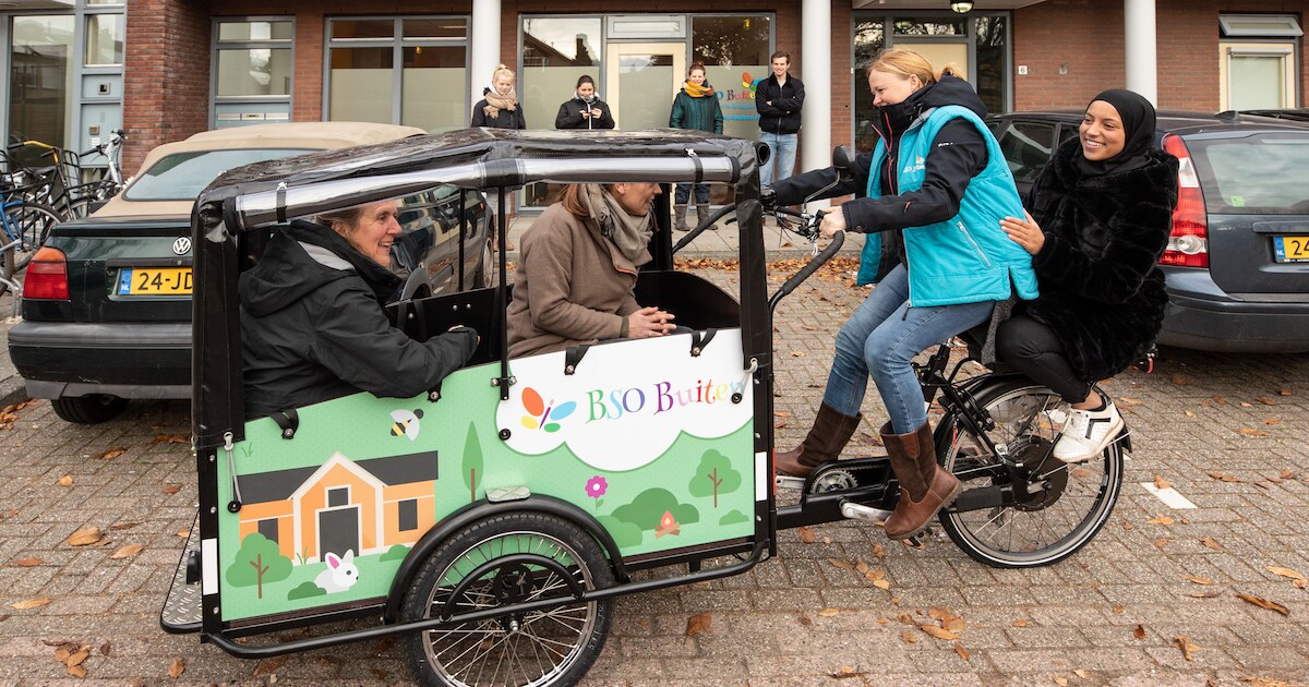 BSO Buiten in Baarn vervangt benenwagen voor bakfiets | Amersfoort | AD.nl