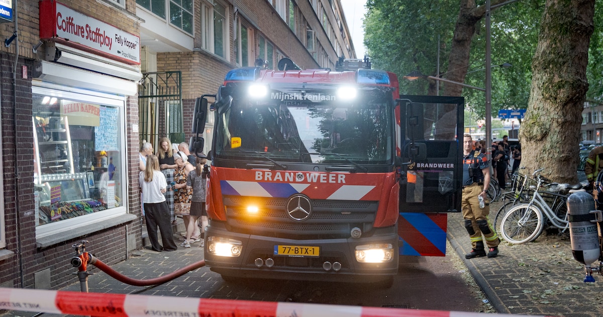 Brand in tuin slaat over naar woning in Rotterdam | Regio | AD.nl