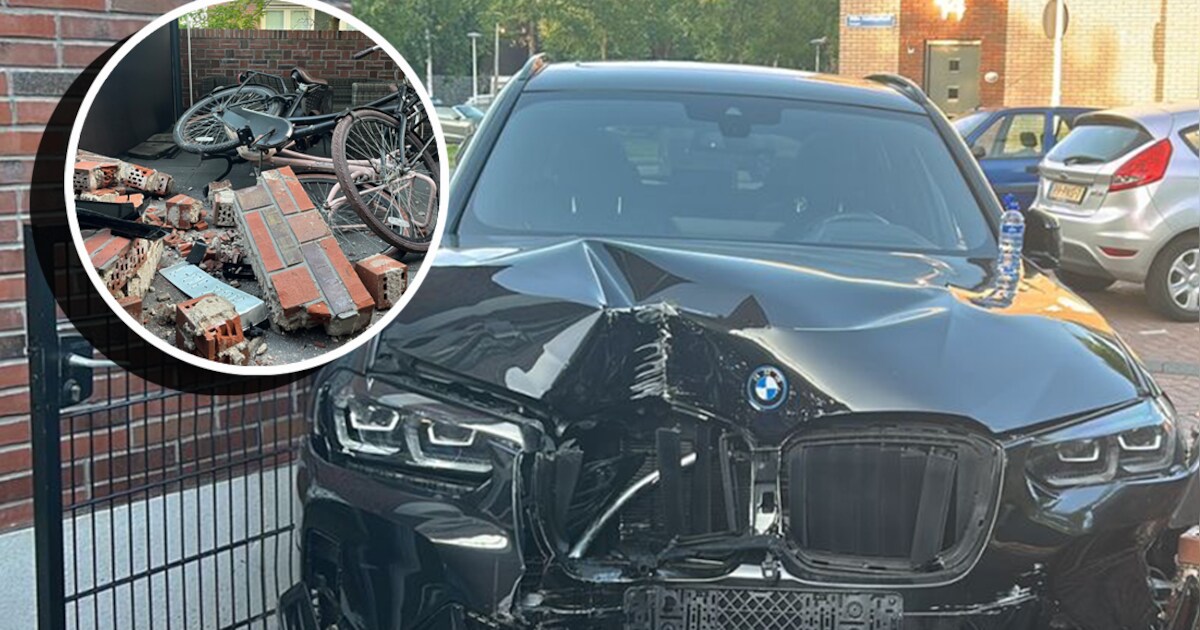 Auto richt ravage aan in tuin van Theo en Najat in Leidsche Rijn ...