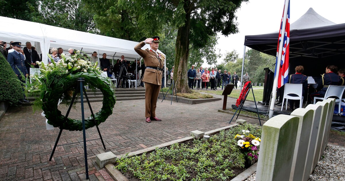 Herdenking omgekomen Britse Vliegeniers in Hei- en Boeicop is dag na ...