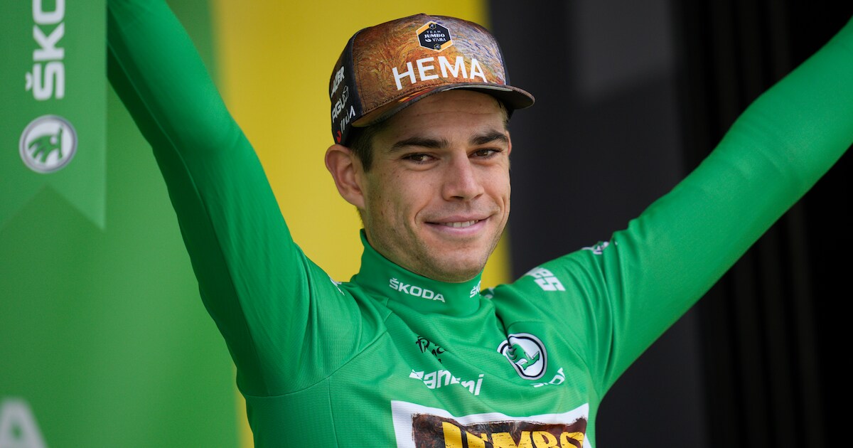 Schijngevecht om het groen: Wout van Aert slecht ‘magische’ grens en ...