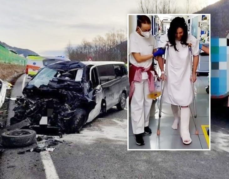 Bruna (31) overleeft frontale crash op weg naar Spelen, vier jaar later ...