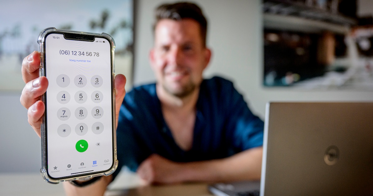 Koen heeft een telefoonnummer met zeven nullen: ‘Wildvreemden bellen ...