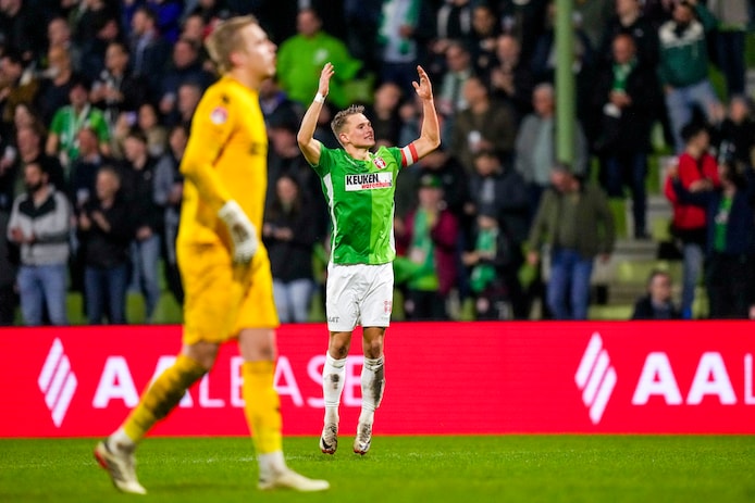 FC Dordrecht incasseert eerste ‘thuisgoal’ van 2024, maar wint wel van De Graafschap ...