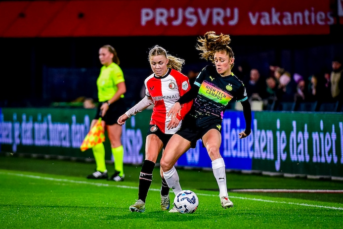 Meeste goals in eredivisie, 14 punten meer dan vorig jaar, maar winnen in de Kuip lukt Feyenoord ...