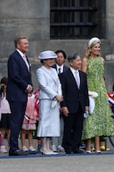 Willem-Alexander en Máxima verwelkomen Japans keizerspaar op de Dam ...