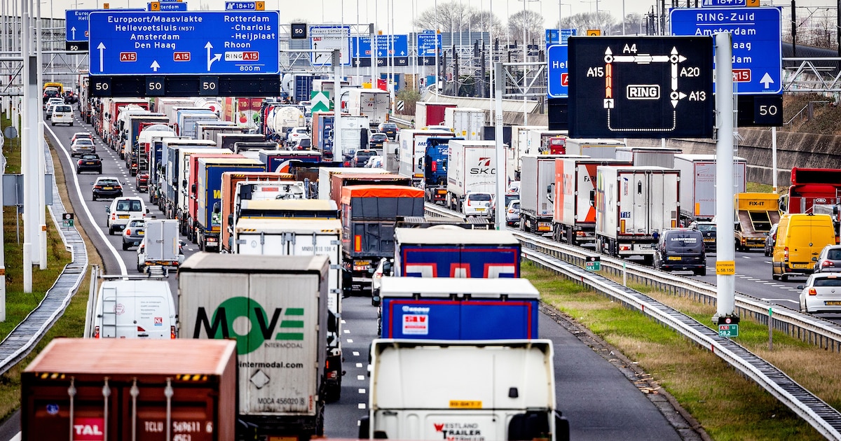 Haven dreigt vast te lopen: files rond Rotterdam kunnen oplopen tot ...