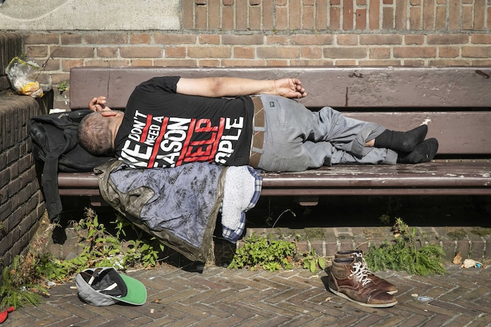 Ongekende toename aantal daklozen in Amersfoort, mensen komen overal ...