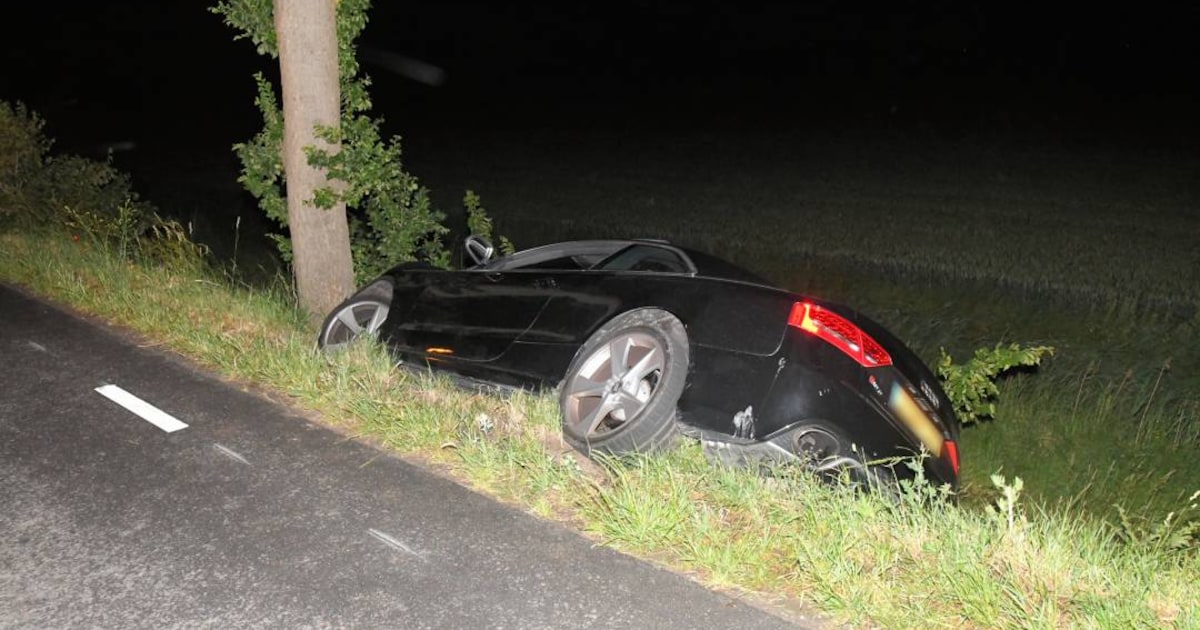 Auto botst tegen boom langs de Kwistenburg in Wilhelminadorp | Regio ...
