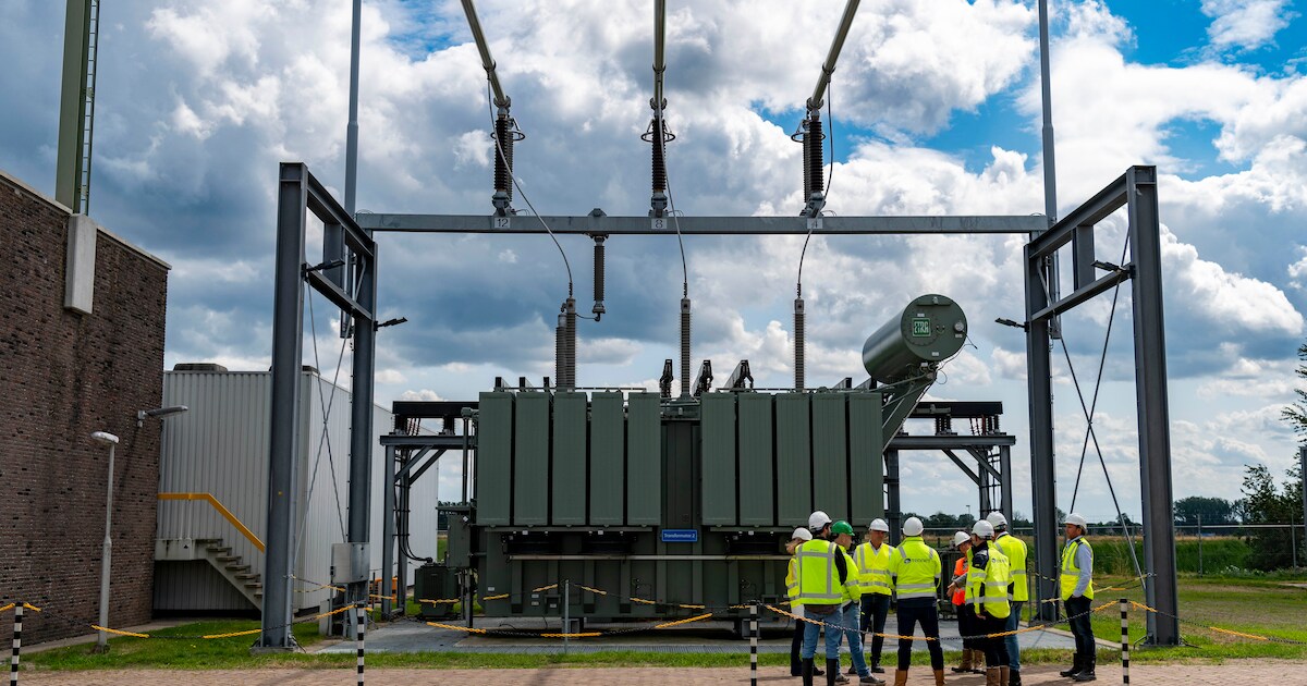 Nieuw elektriciteitsstation Graetheide komt ten zuiden van de Bergweg in de gemeente Sittard ...