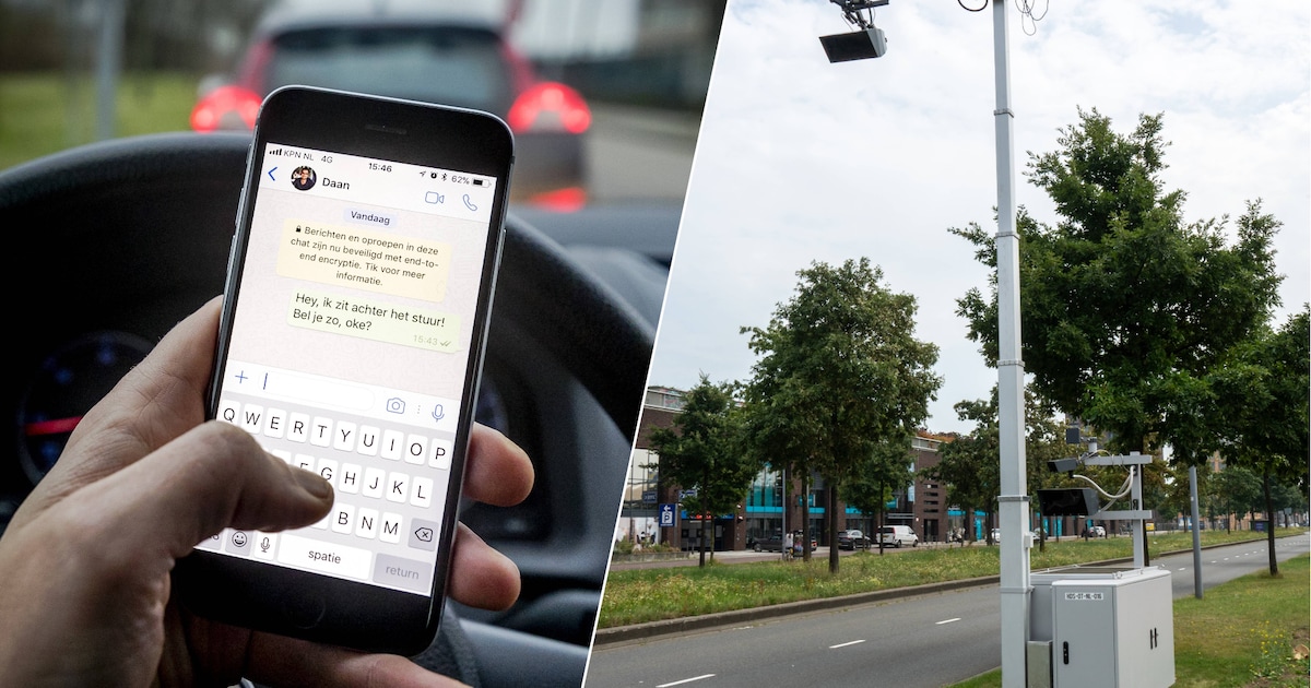 Duizenden automobilisten betrapt op gebruik telefoon via nieuwe flitser ...