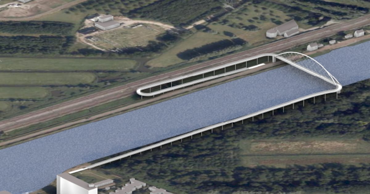 Vier ontwerpen voor fietsbrug Nieuwer Ter Aa, bewoners zijn nog niet ...