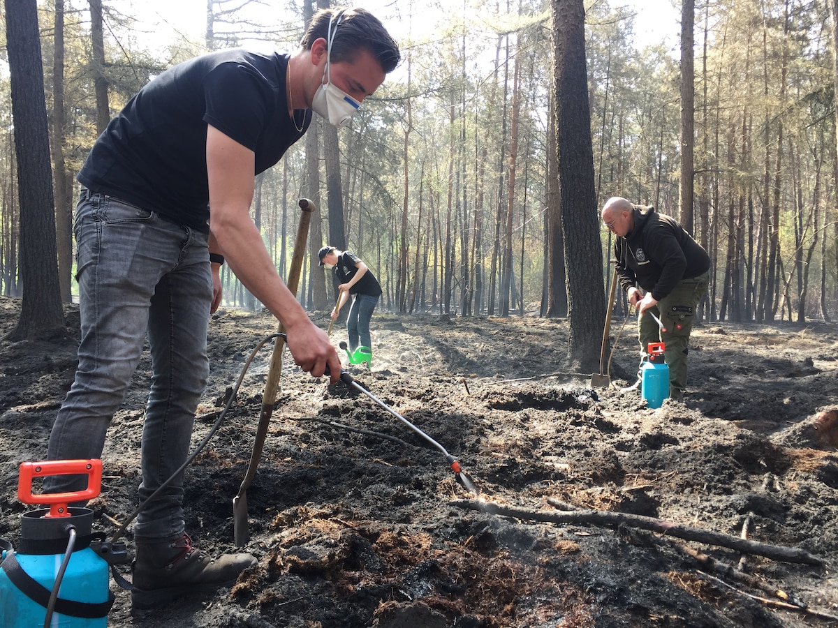 Scouting helpt dagenlang met nablussen bosbrand in Moergestel: ‘Overal ...