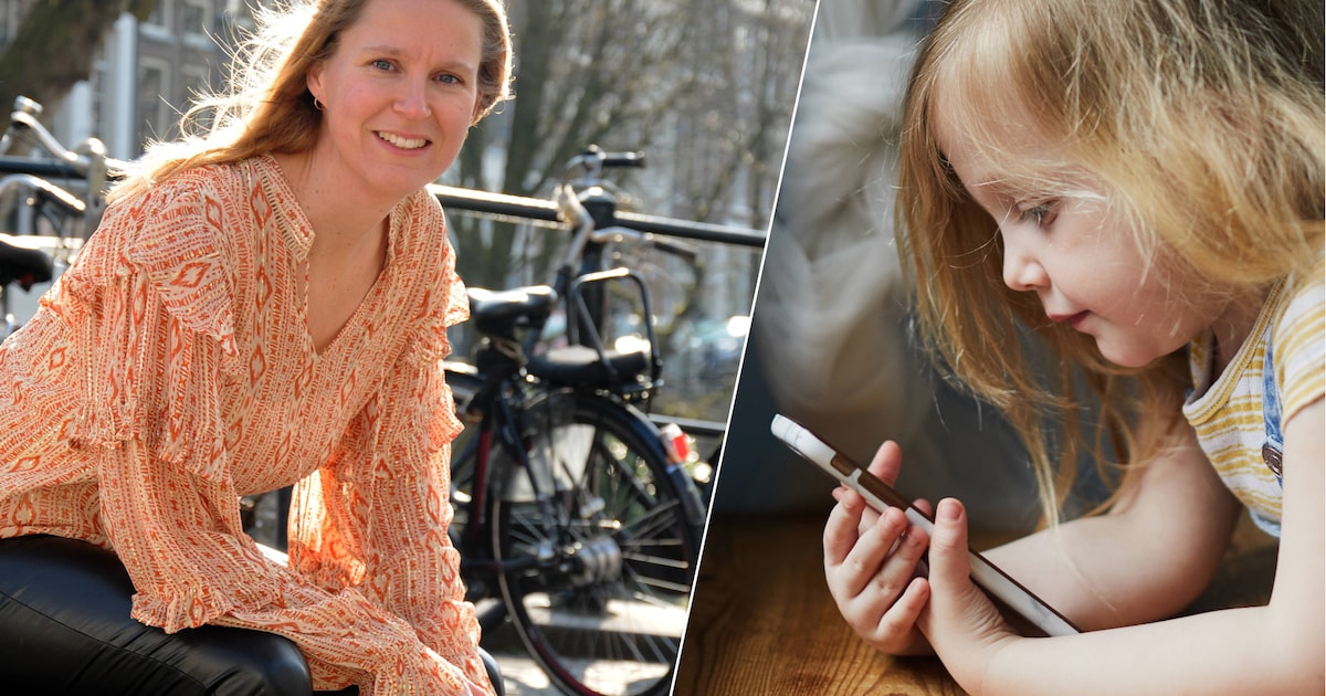 Danielle wil af van smartphones voor piepjonge kinderen en lanceert ...