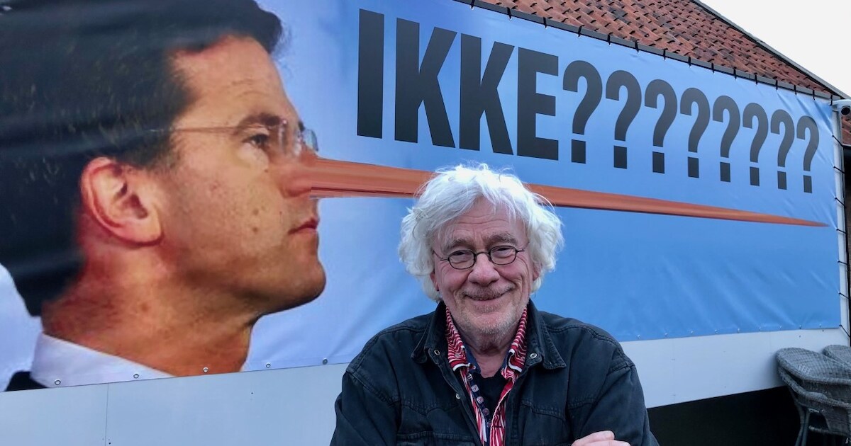 Kunstenaar maakt statement met Rutte als Pinokkio: ‘Hij stond daar ...