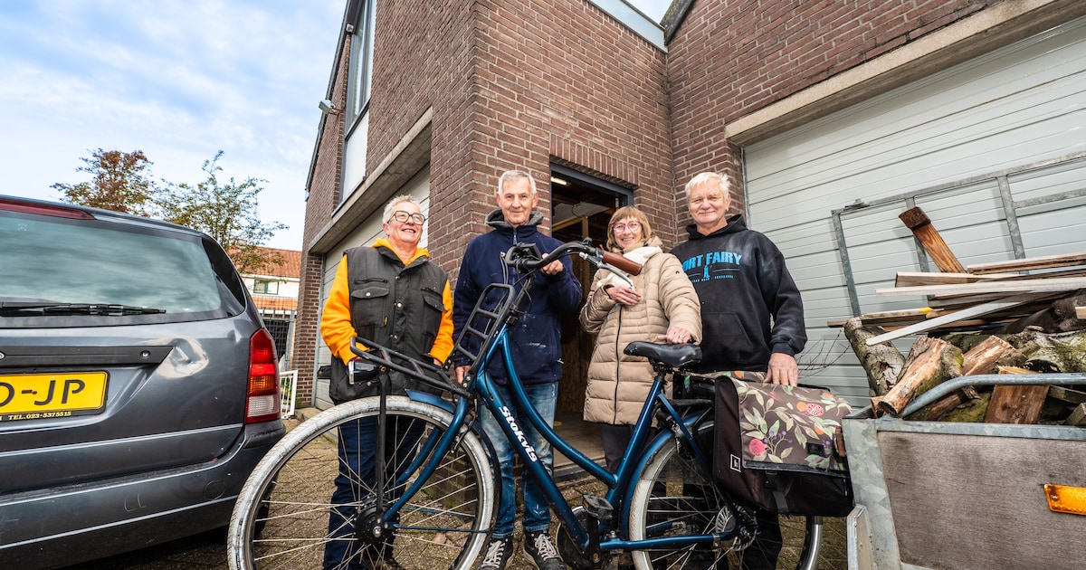 Op de valreep ruimte gevonden, dus kan Marcel toch doorgaan met fietsen ...
