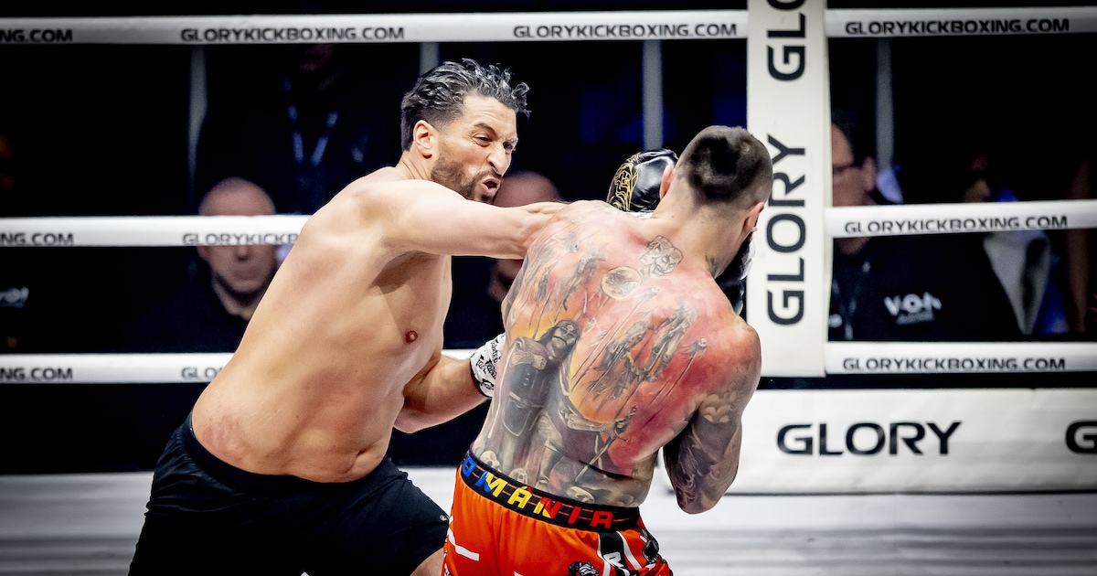 Jamal Ben Saddik wint ondanks kapot scheenbeen, enige Nederlandse vechter compleet kansloos in ...