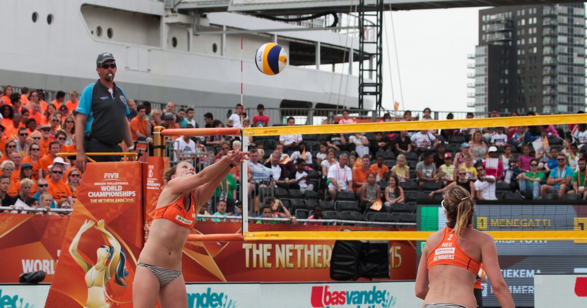 WK beachvolleybal in 2027 ook in Rotterdam: ‘Gaan er enorm van genieten ...