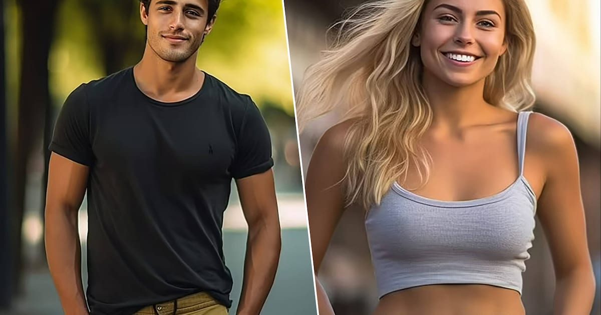 Zo zien ‘perfecte’ man en vrouw eruit volgens AI: ‘Opvallend ...