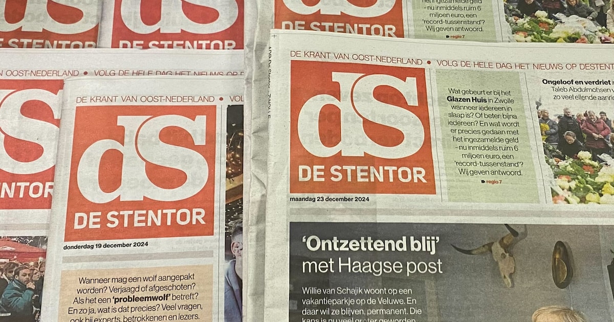 De Stentor verschijnt vandaag in drie edities | Zwolle | AD.nl