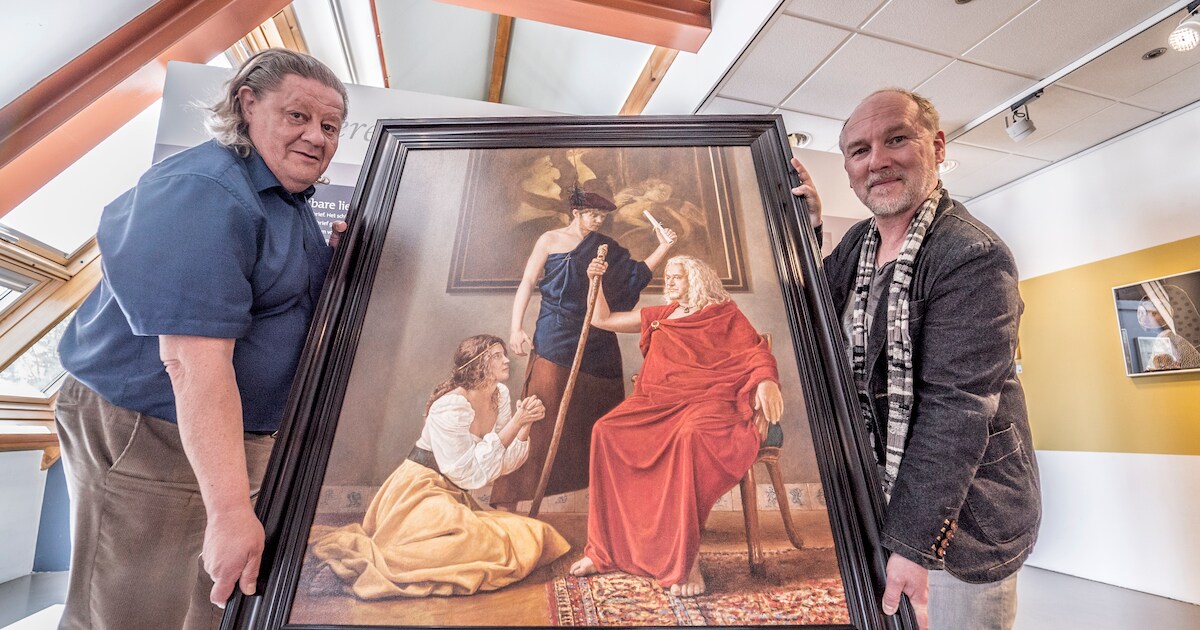Arjan mag zijn ‘Nieuwe Vermeer’ in de stad van de kunstenaar zelf laten ...