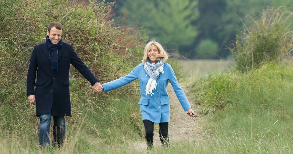 Het liefdesleven van presidentskandidaat Macron (39) en zijn lerares ...