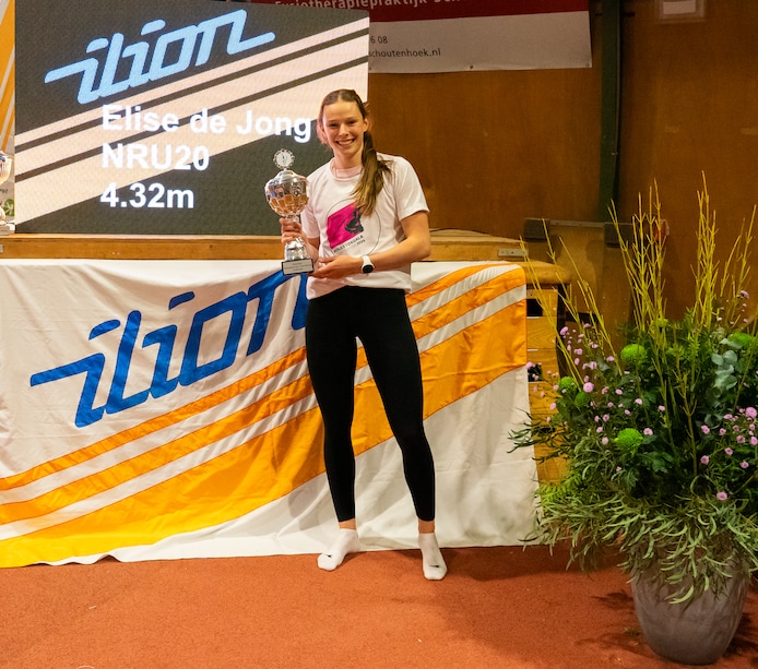 Nationaal juniorenrecord voor Elise de Jong: ‘Dat had ik vooraf nooit ...