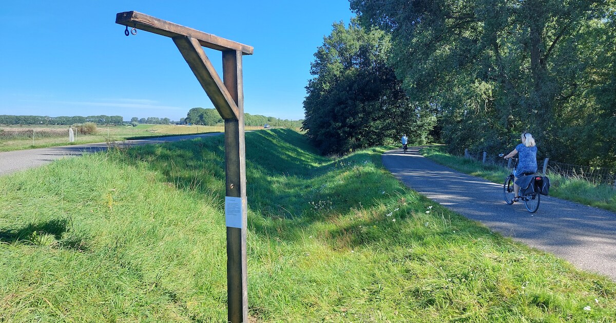 Galg aan dijk bij Haren bezorgt passanten en omwonenden rillingen ...