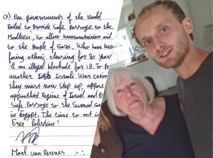 Nederlandse kapitein Mark van Rennes schrijft brief vanuit Israëlische cel: ‘Tijd om in actie te ...