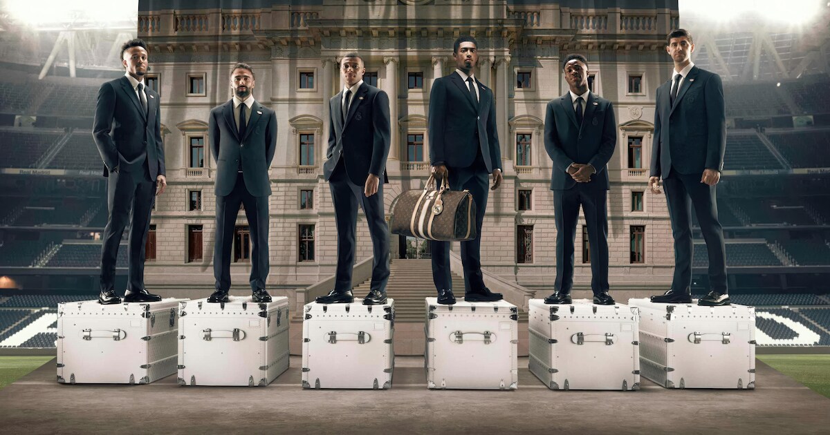Spelers Real Madrid worden Franse modepopjes: Louis Vuitton stapt in ...