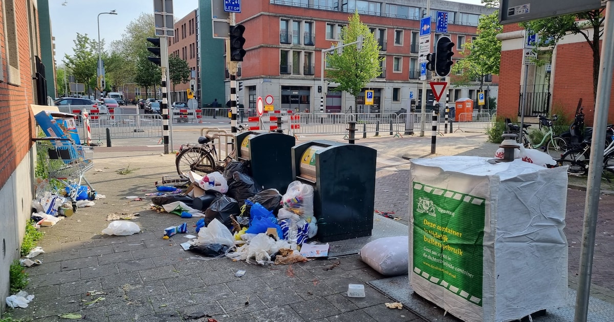 Verontwaardiging over troep op straat na afsluiting Vaillantlaan ...