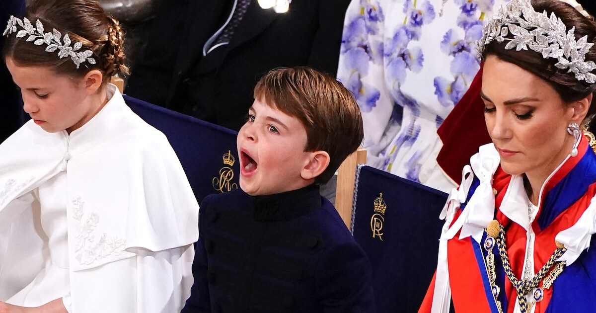 Prins Louis (5) steelt de show met reeks gezichtsuitdrukkingen bij ...