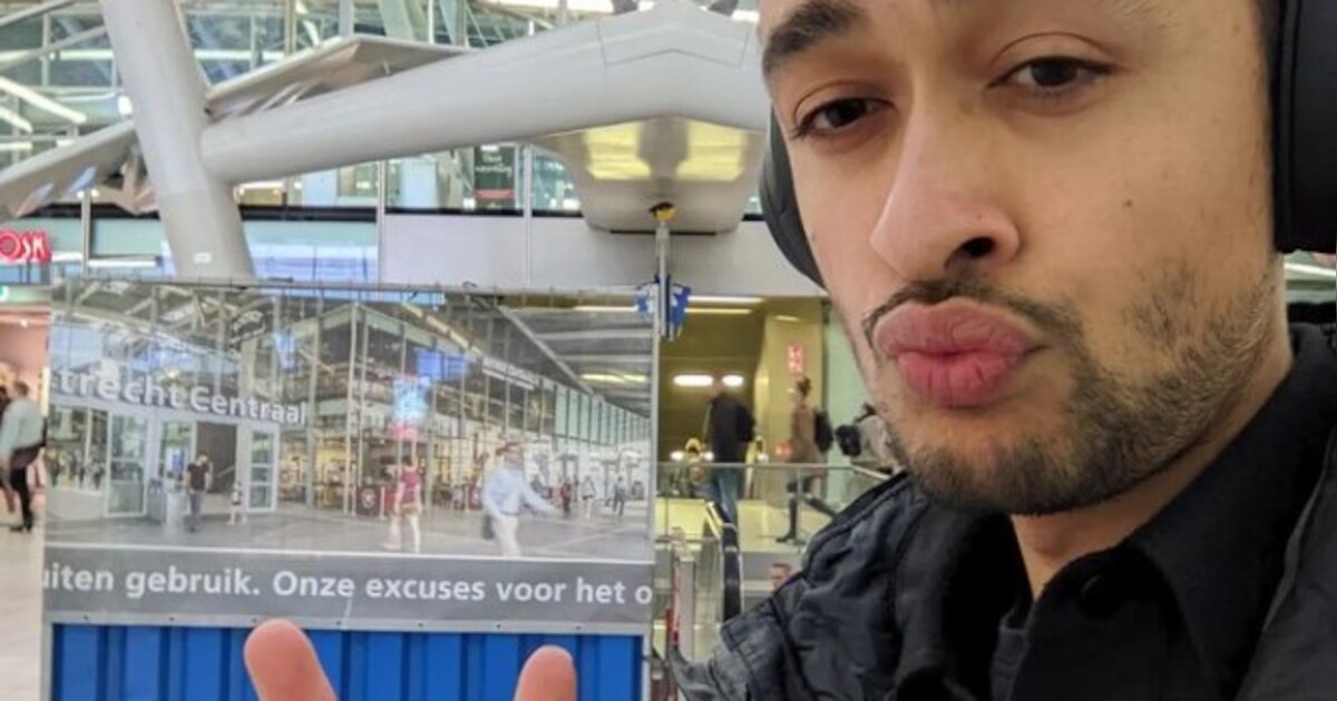 Is de roltrap bij spoor 12 al gemaakt? Ivan (31) houdt je op de hoogte met dit instagramaccount ...