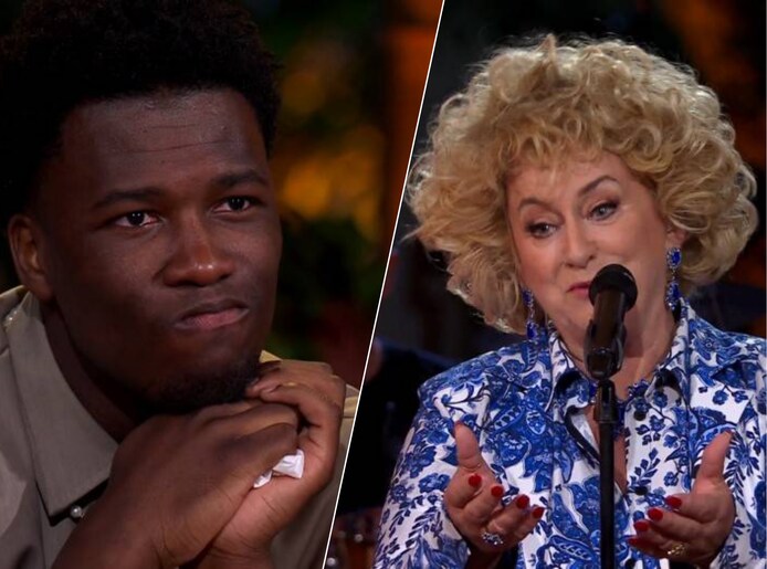 Karin Bloemen zorgt voor tranen met ode aan overleden oma van Claude ...