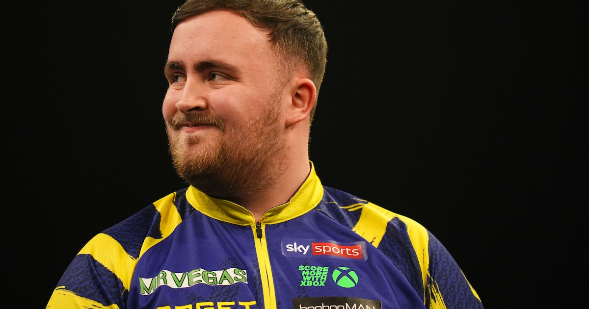 Kersverse nummer één van de wereld Luke Littler in finale Grand Slam of ...