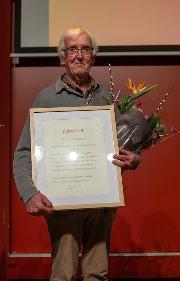 Cultuurprijs Moerdijk voor erfgoedverteller Ebo Roek: ‘Hij laat zien ...