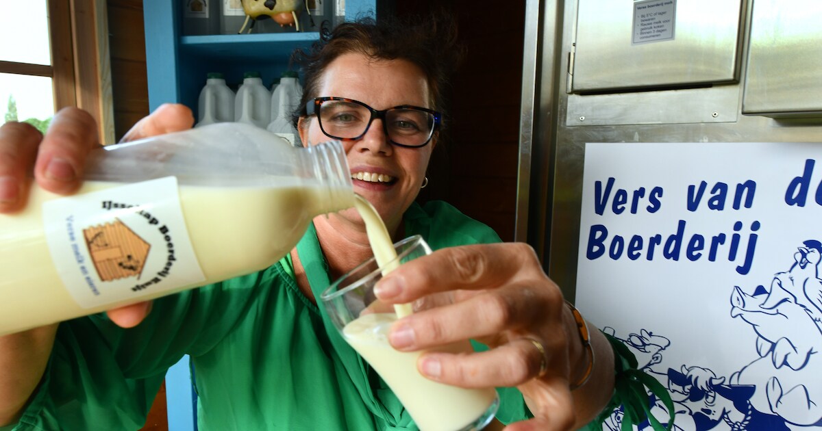 Geen bier, maar verse melk uit de tap in IJsselstein | Utrecht | AD.nl