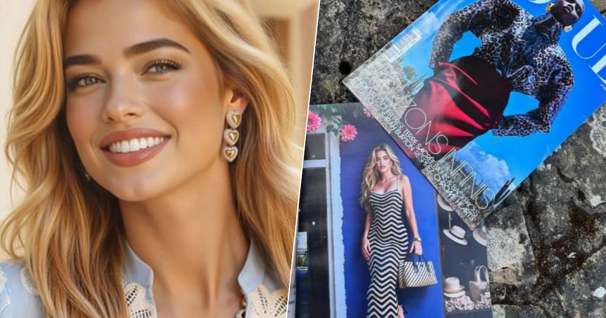 Vogue-lezers komen niet-bestaand model tegen in het modeblad en uiten ...